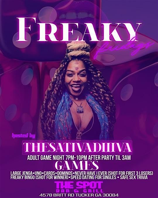 TNM Atl Joins Freaky Fridaze! Every 1st Friday for Adult Game Night ...