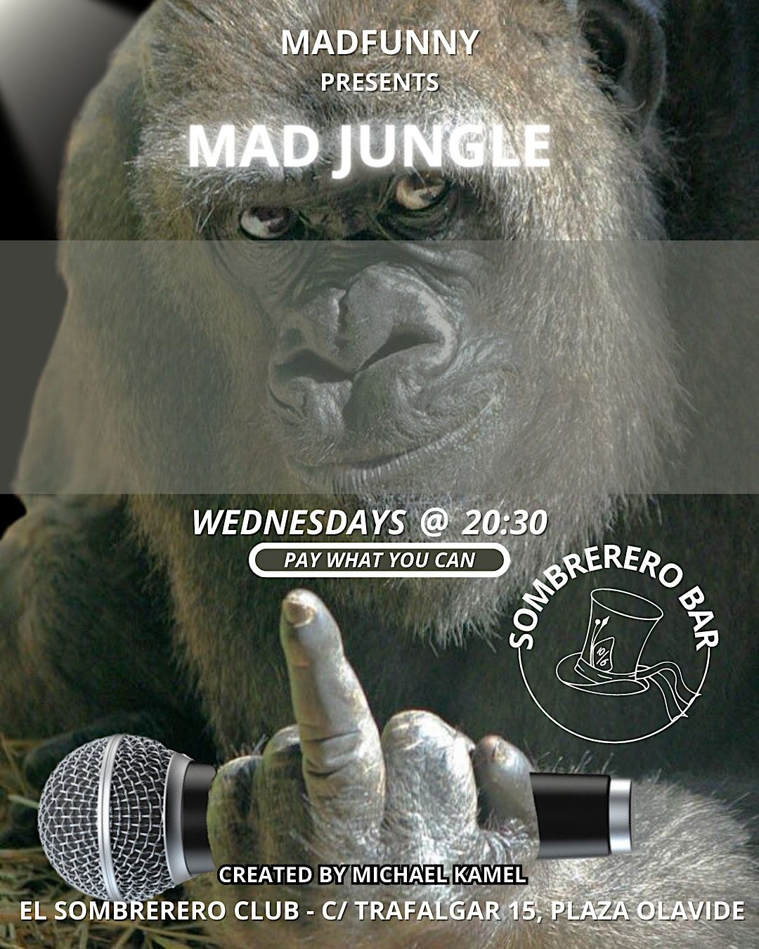 Mad Funny presents: Mad Jungle- Comedy open mic in english, El ...