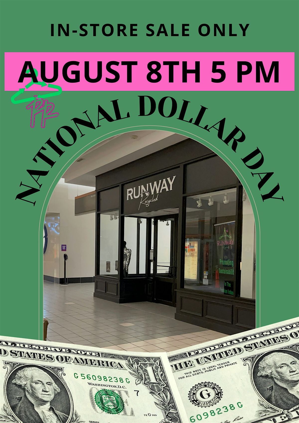 National Dollar Day Sale - $1 to $8 Women Apparel, Runway Recycled ...