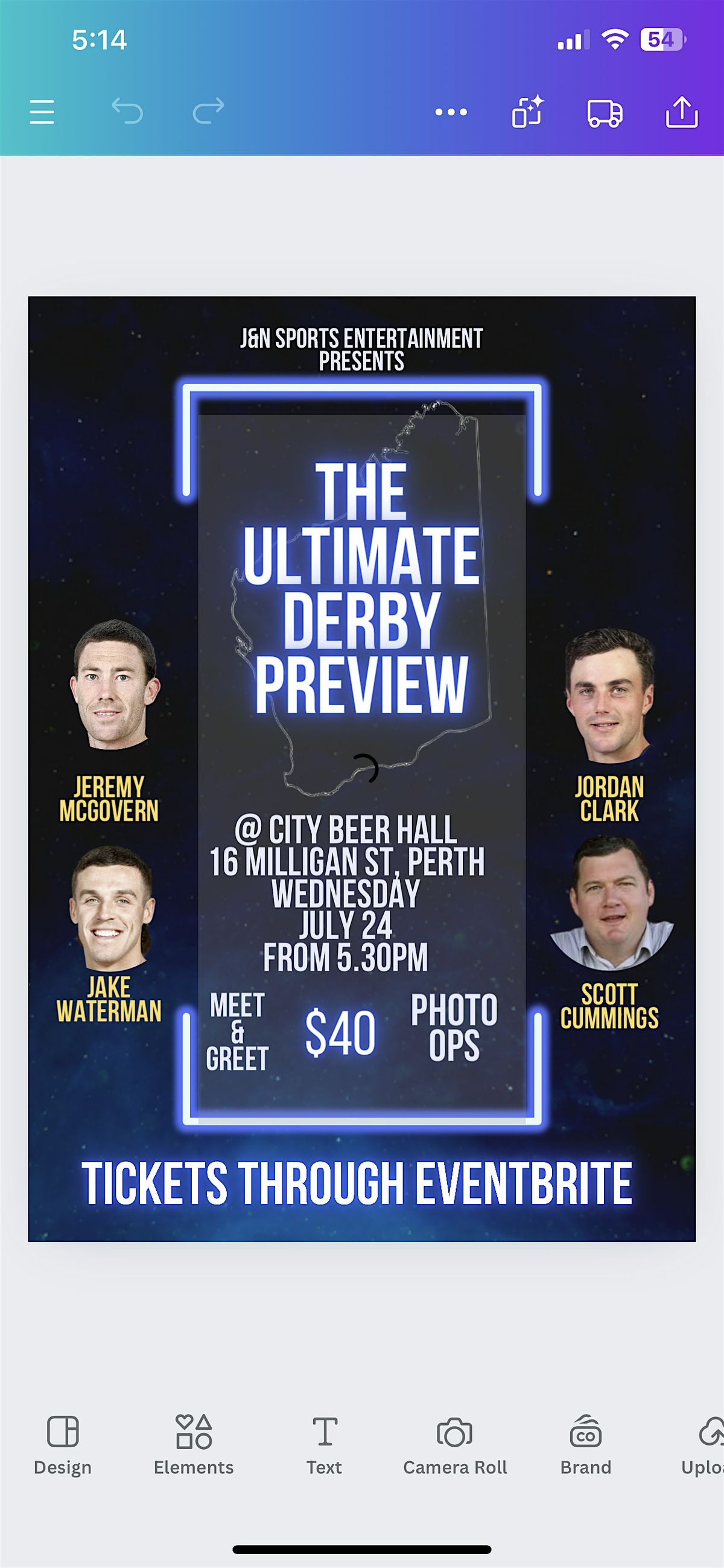 The Ultimate Derby Preview!, City Beer Hall Perth, 24 July 2024 ...