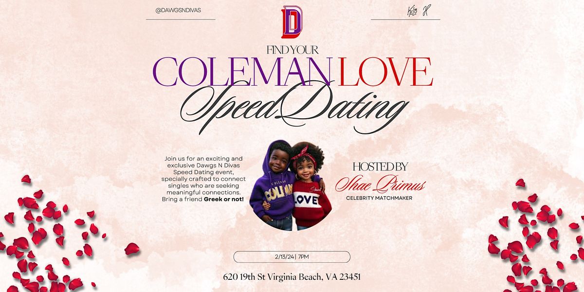 Coleman Love Speed Dating, Croc's 19th Street Bistro, Virginia Beach ...