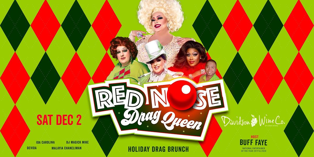 Buff Fayes RED NOSE DRAG QUEEN Drag Brunch: VOTED #1 Food, Fun, Drag ...