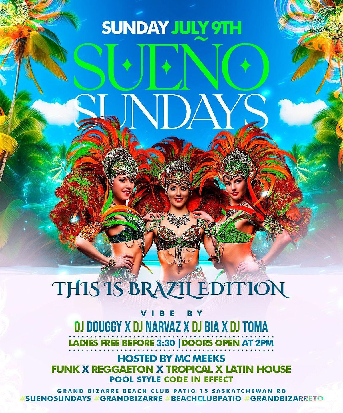 SUENO SUNDAYS, Grand Bizarre Supper Club, Toronto, 3 September 2023 ...