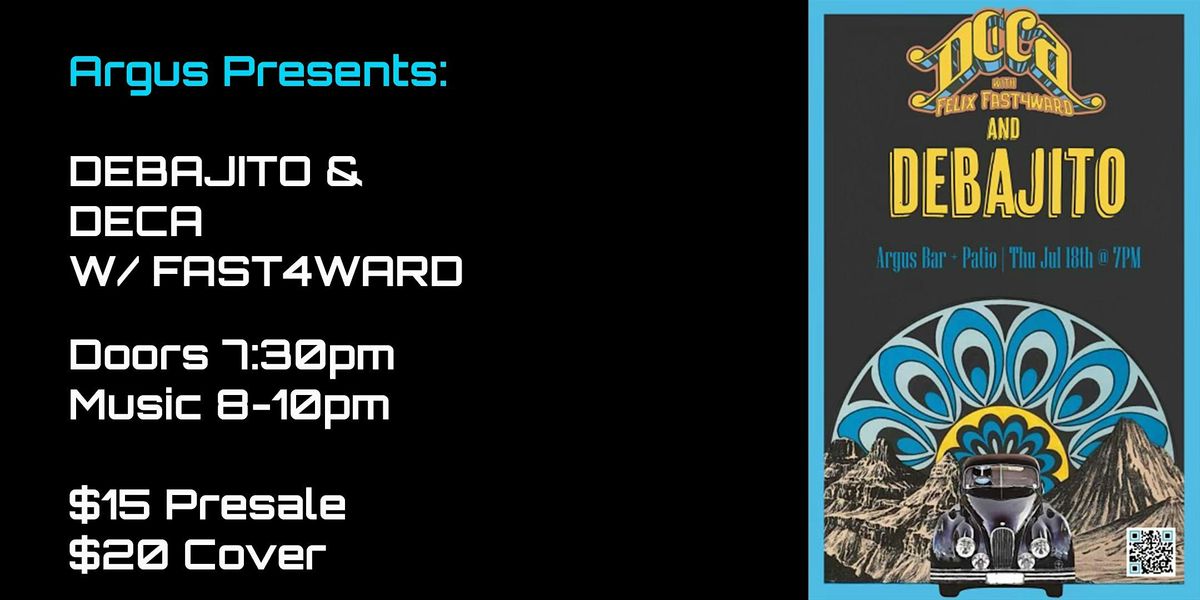 Debajito performs with touring artists DECA w/ Felix Fast4ward, Argus ...
