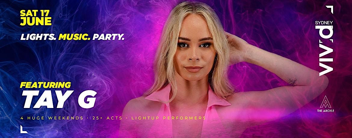 The Argyle Saturdays VIVID Party ft. Tay G // Free Entry // SYDVIP, The Argyle, The Rocks, 17 ...