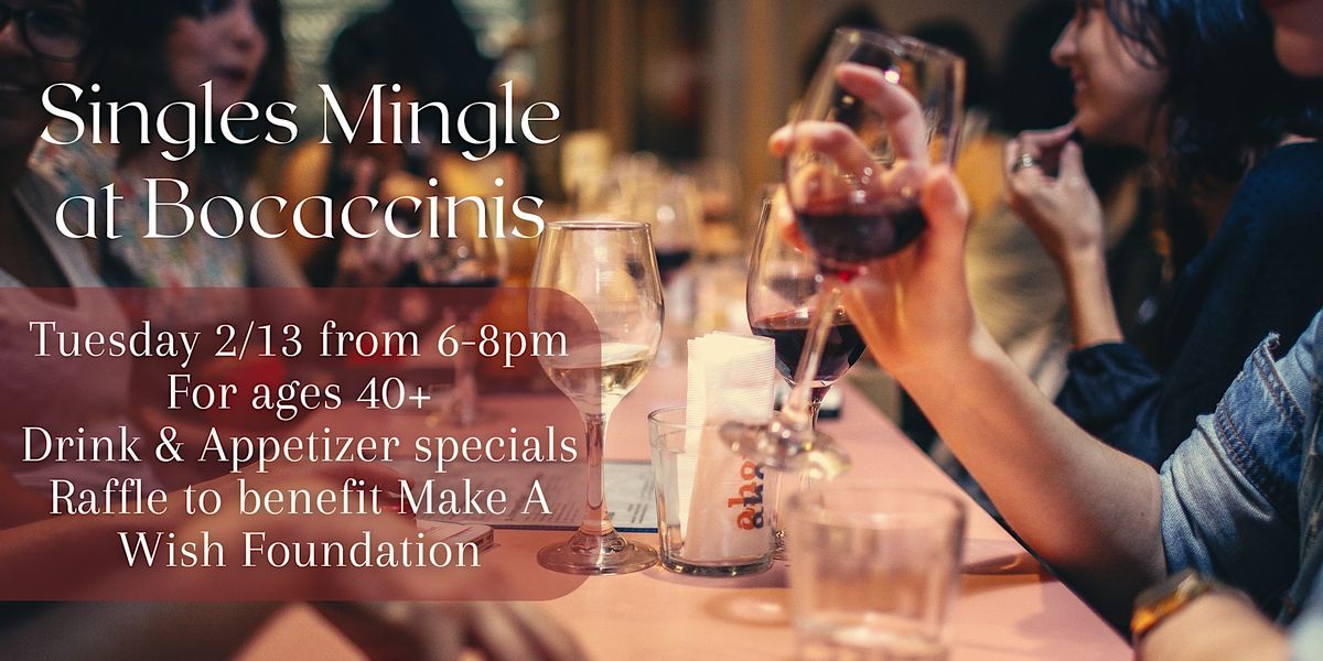 Bocaccinis Singles Mingle, Bocaccini's Italian Bistro, Pittsford ...