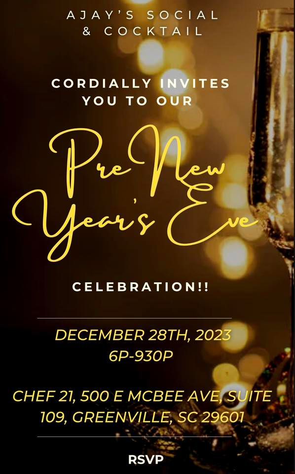 Ajay’s Social Pre-New Year’s Social, Chef 21 Sushi Burger and Korean ...