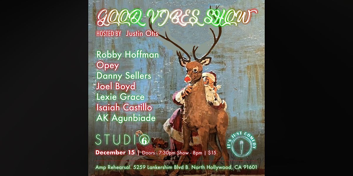 Good Vibes Show, AMP Rehearsal, Los Angeles, 15 December 2023 ...