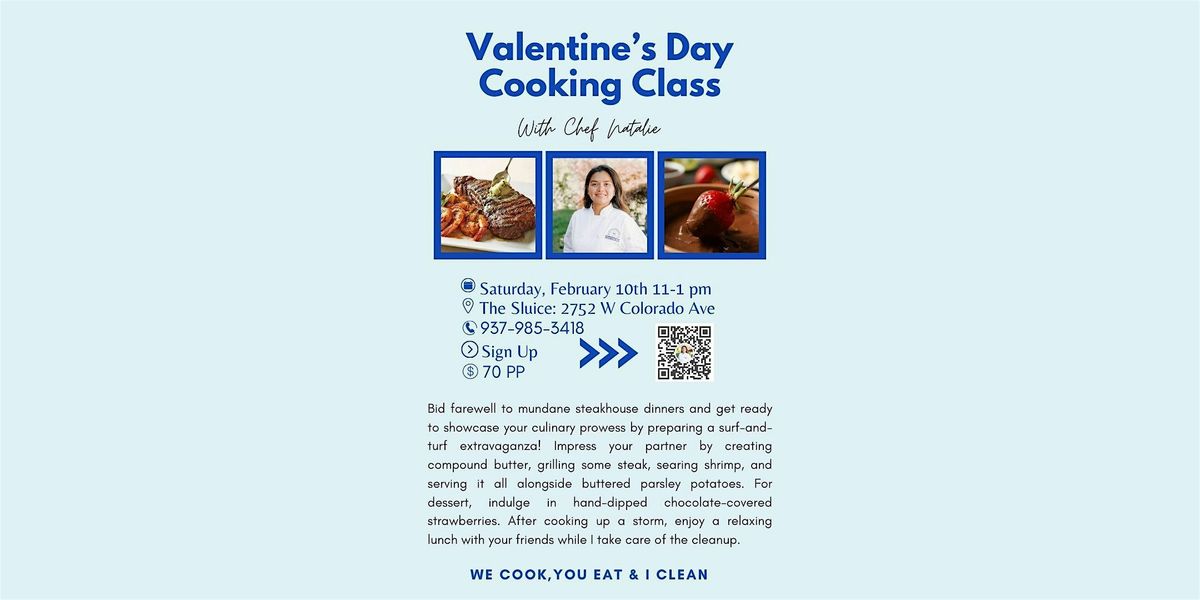 Valentine Cooking Class, The Sluice, Colorado Springs, 10 February 2024 ...