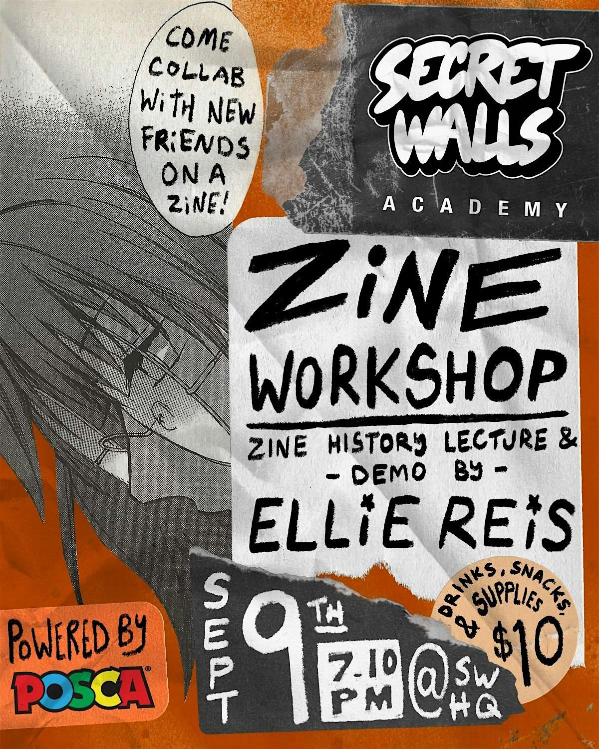 Secret Walls Academy Presents: ZINE WORKSHOP w/ Ellie Reis, 2272 Venice ...