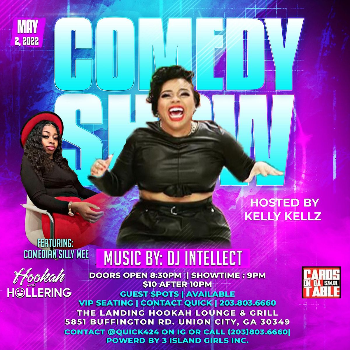 Kelly Kellz Monday Night Comedy Show, Uptown Comedy Corner, Hapeville ...