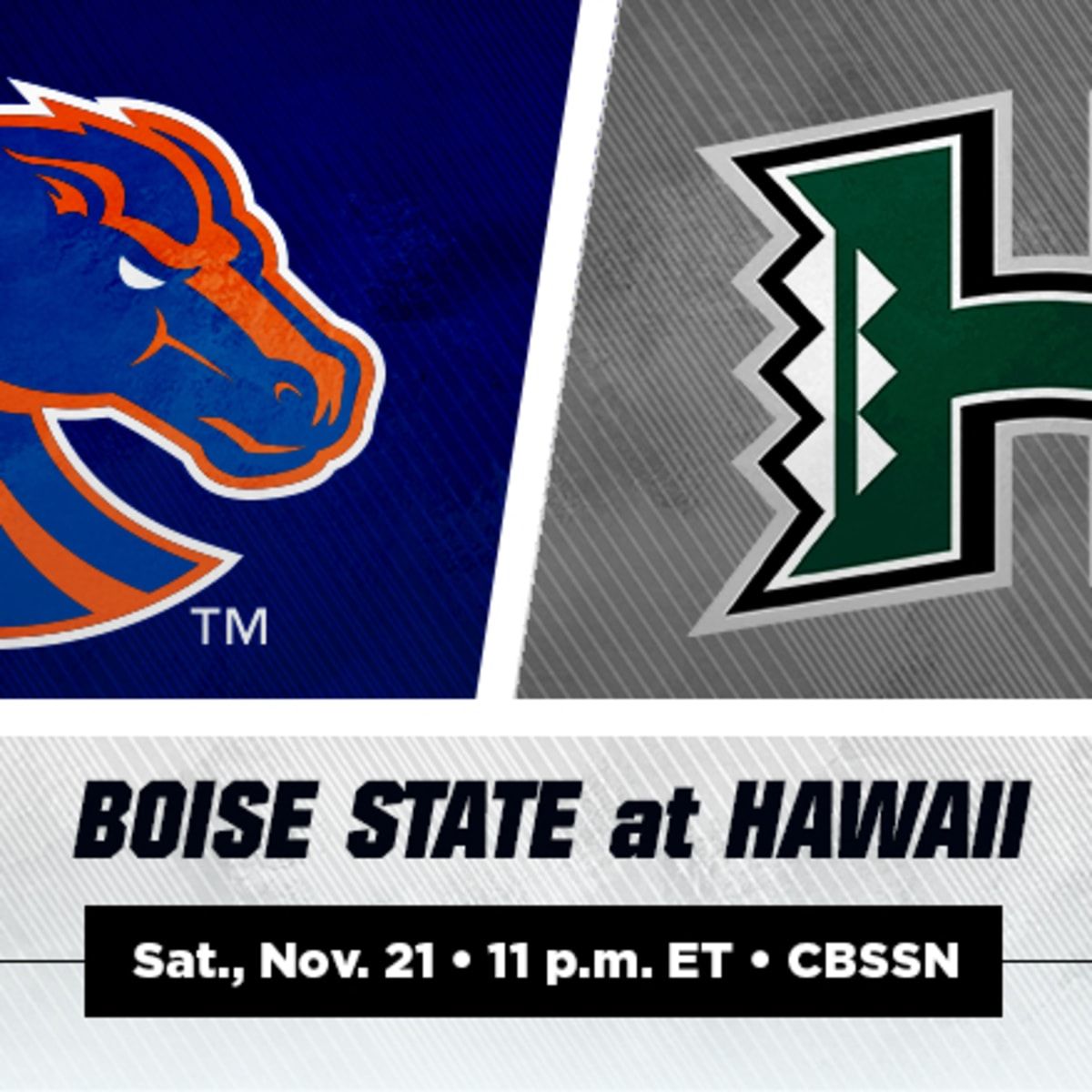 Hawaii Rainbow Warriors vs. Boise State Broncos, Ching Athletics ...
