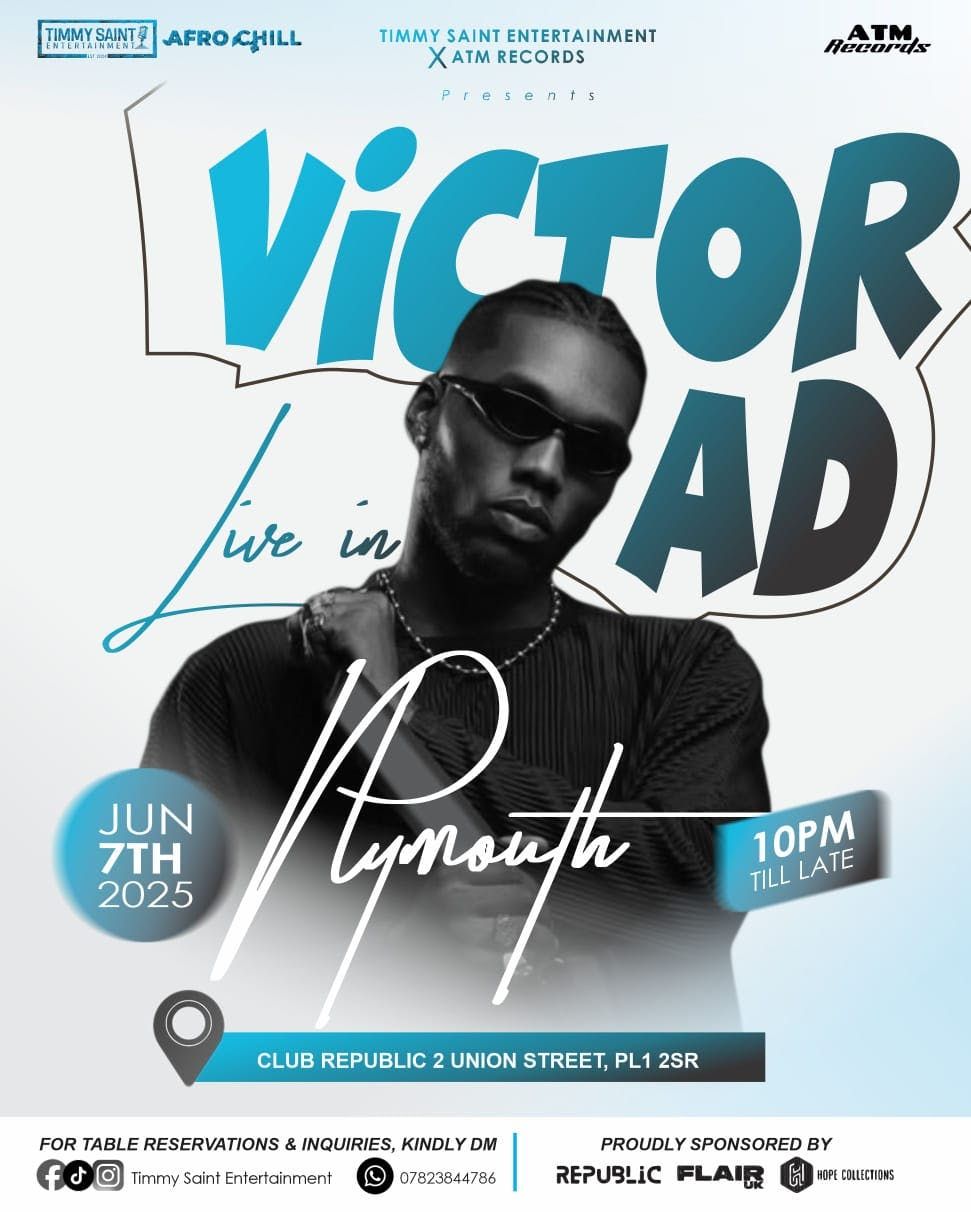 VICTOR AD LIVE IN PLYMOUTH, REPUBLIC NIGHTCLUB, Plymouth, 7 June to 8 ...