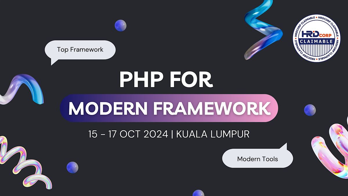 [HRDC Claimable] PHP for Modern Framework - 3 Days Physical Course ...