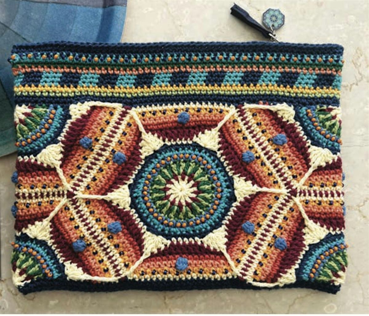 Janie Crow’s NEW Majorelle bag- Beaded crochet, charts and improvers ...