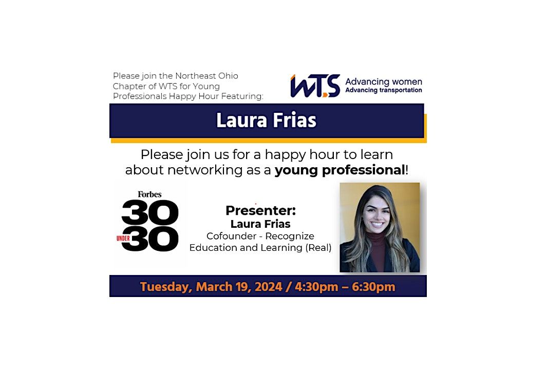 WTS Northeast Ohio Happy Hour featuring Laura Frias - Forbes 30 Under ...