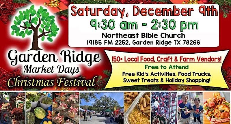 Garden Ridge Market Days - Christmas Festival, Northeast Bible Church ...
