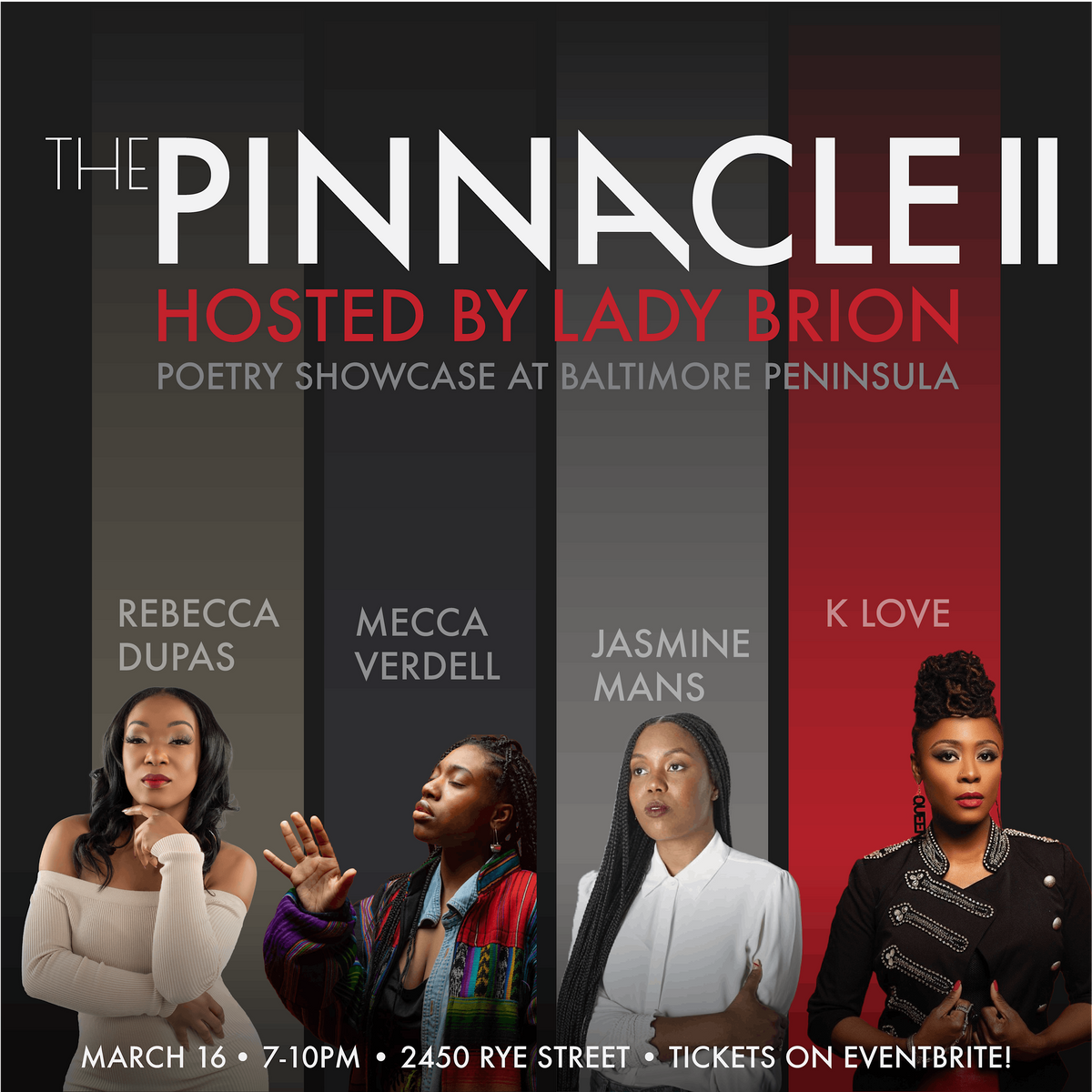 The Pinnacle II, 2450 Rye Street, Baltimore, 16 March 2024 | AllEvents