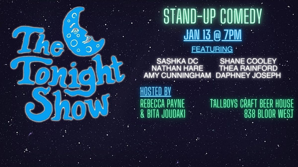 Saturday Standup Comedy at Tallboys - The Tonight Show!, Tallboys Craft ...