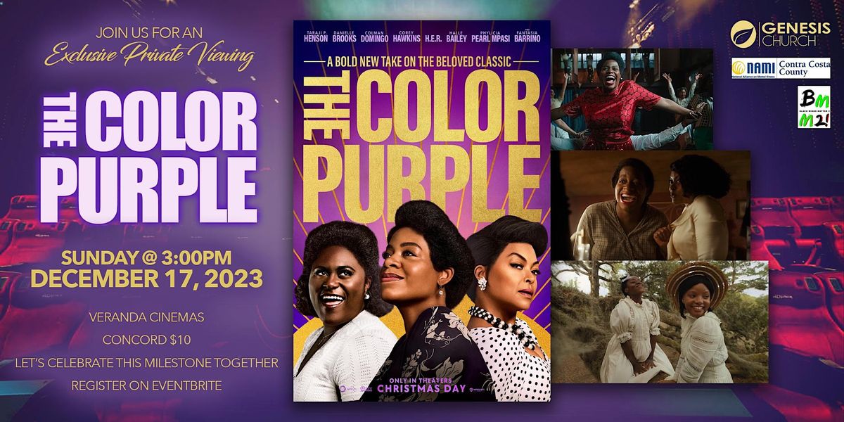Color Purple Private Screening, Veranda LUXE Cinema & IMAX, Concord, 17 ...