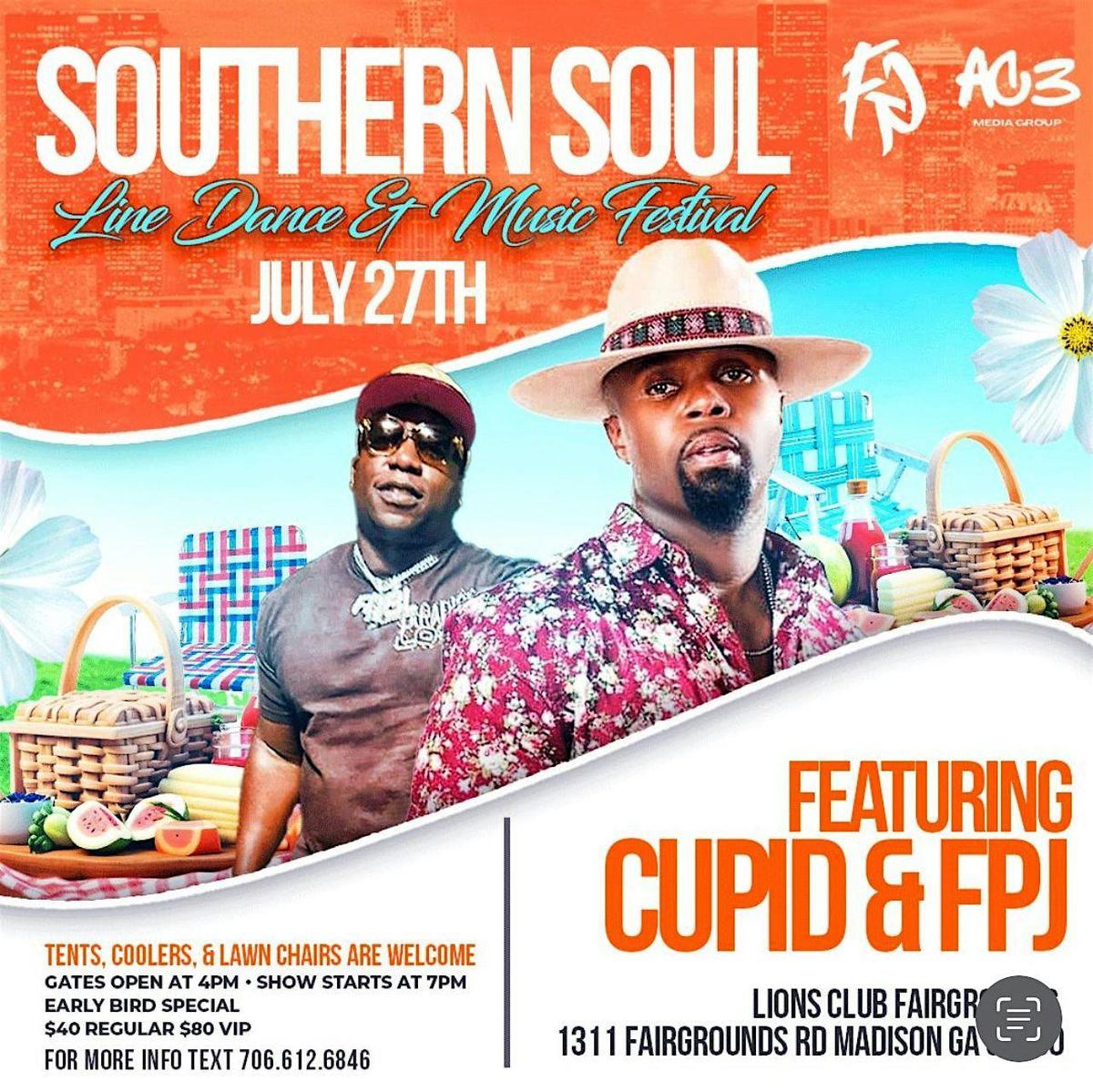 Southern Soul Line Dance & Music Festival Feat. CUPID & FPJ, Lions Club ...