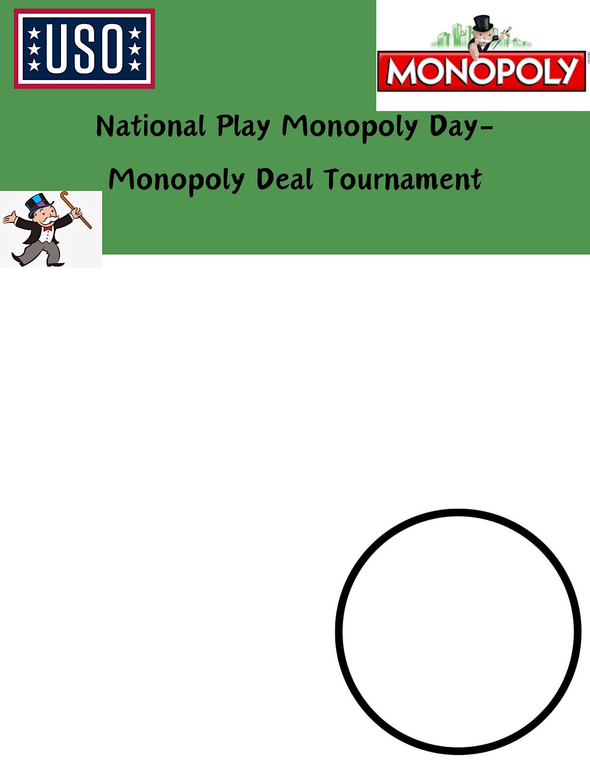 USO Arizona- Yuma Area- Play Monopoly Day, YPG Halo Chapel, Yuma ...