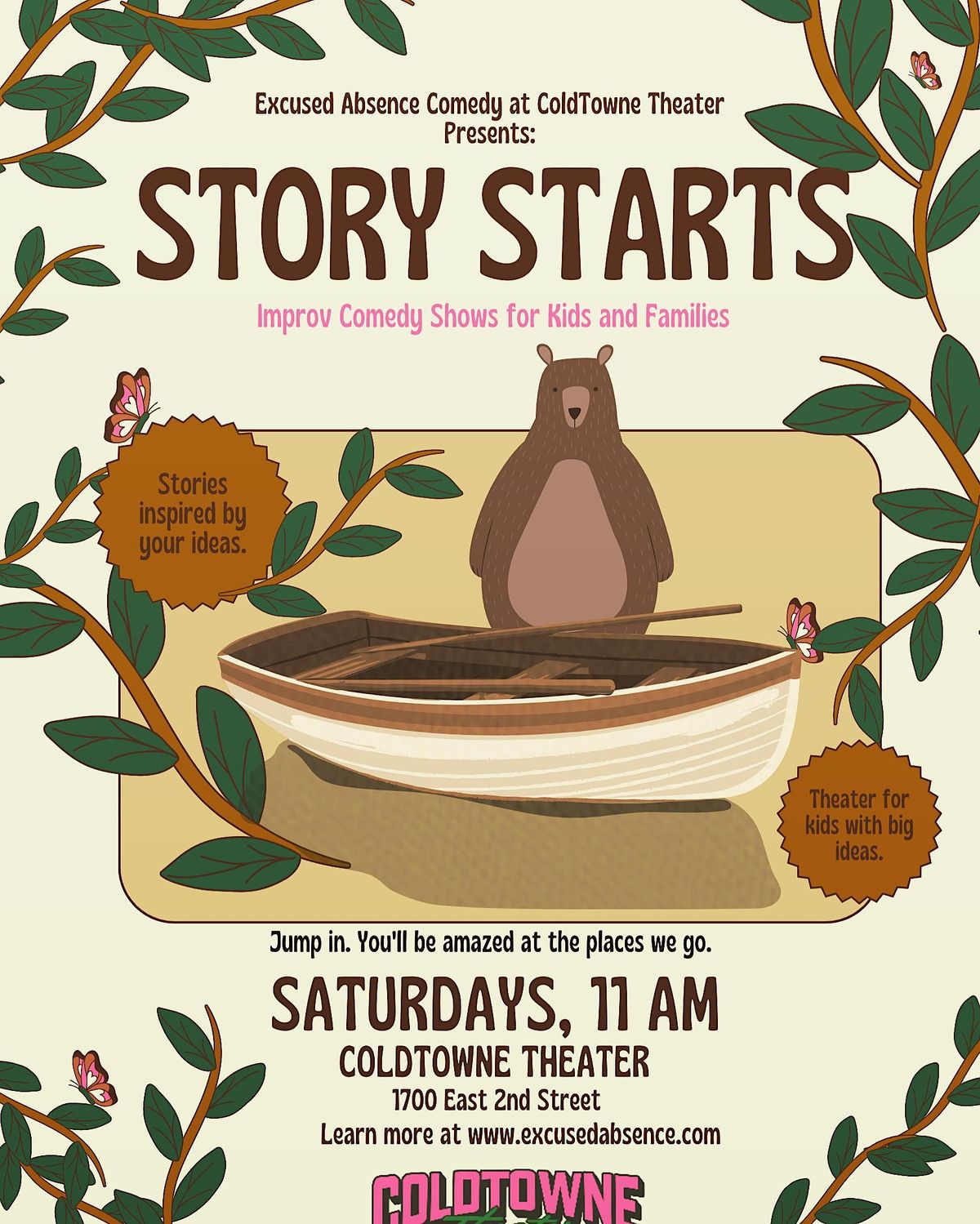 Story Starts! Interactive Improv Show for kids and their adults ...