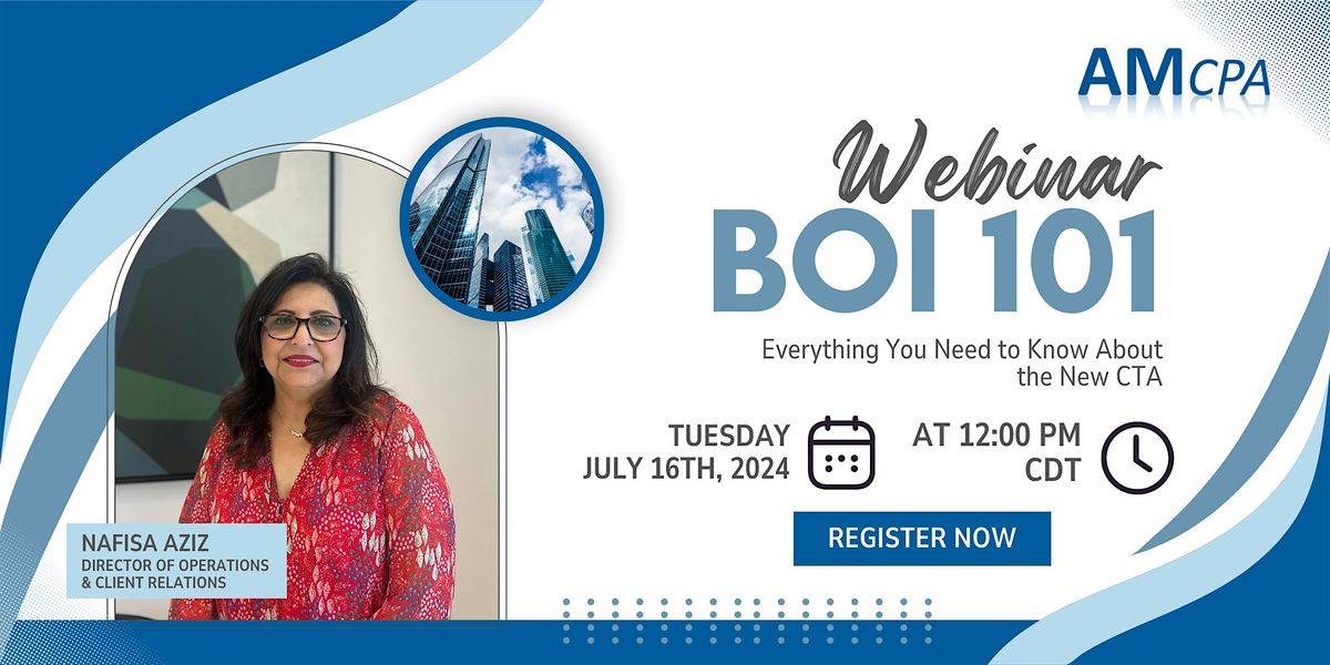 Webinar "BOI 101: Everything You Need To Know About The New CTA", July ...