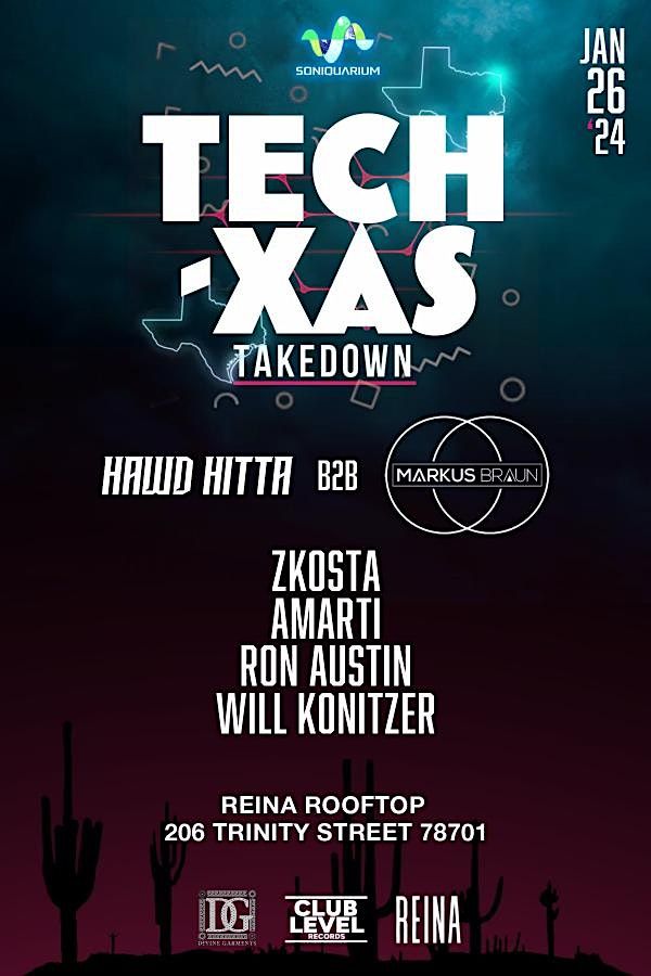 Tech-xas Takedown, Reina Rooftop, Austin, 26 January 2024 | AllEvents