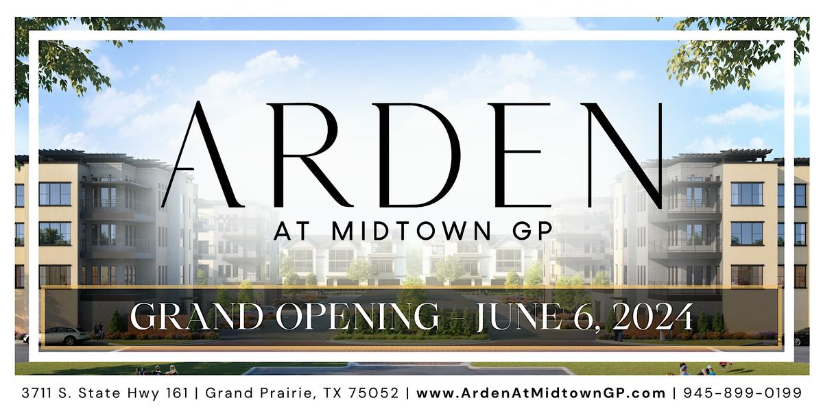 Ribbon Cutting @ Arden at Midtown GP Apartments w/ PRIZE GIVEAWAYS ...