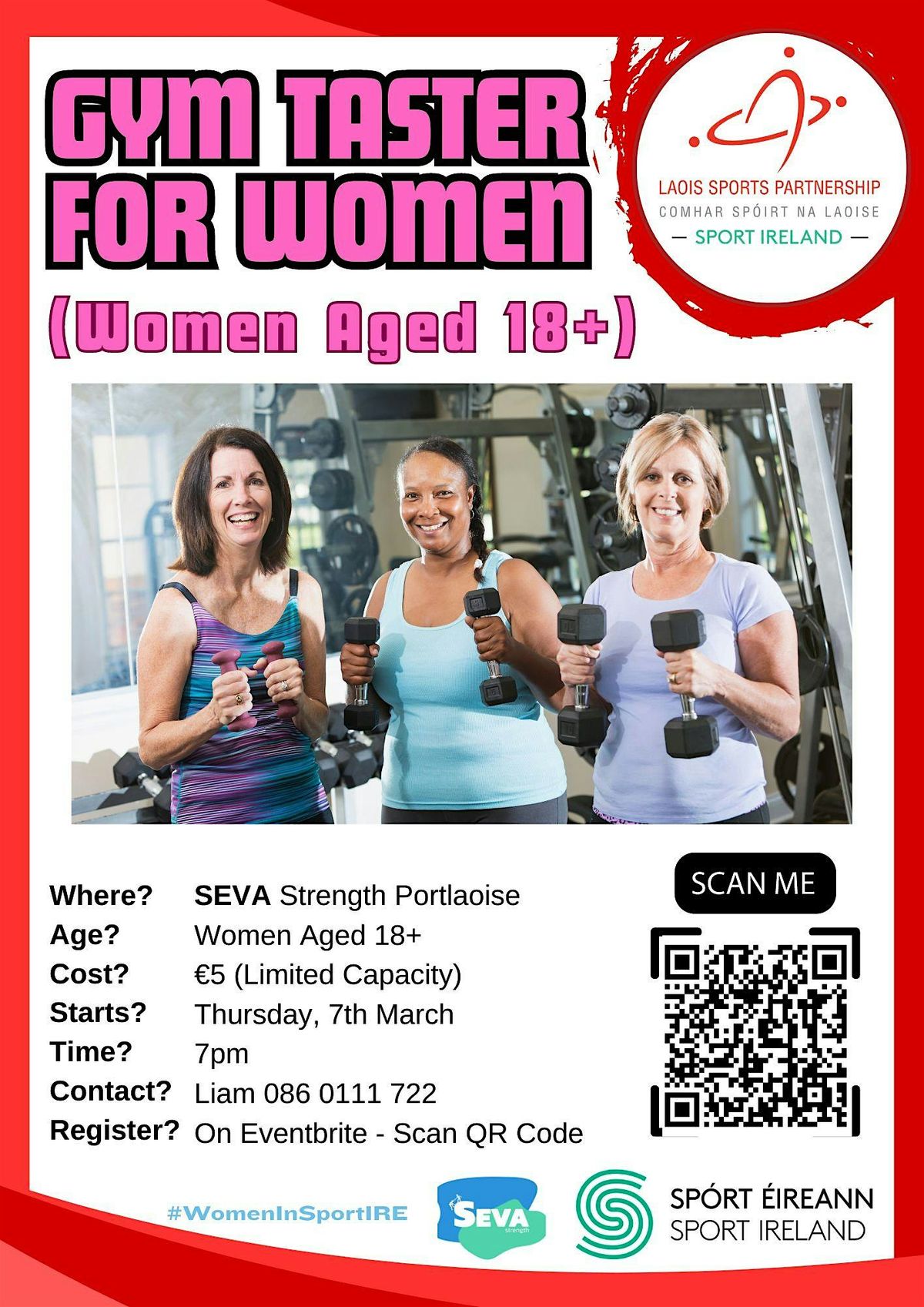 Gym Taster for Women with SEVA Strength, Seva Strength, Portlaoise, 7 ...