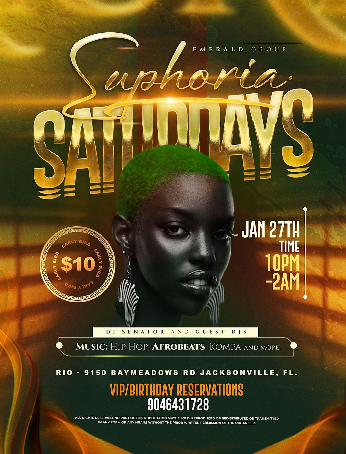 Euphoria Saturdays, Rio Restaurant & Lounge, Jacksonville, 27 January to 28 January | AllEvents