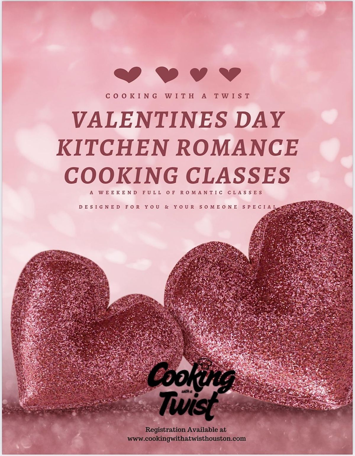 Cooking With A Twist VALENTINES KITCHEN ROMANCE Cooking Class, 13003 ...