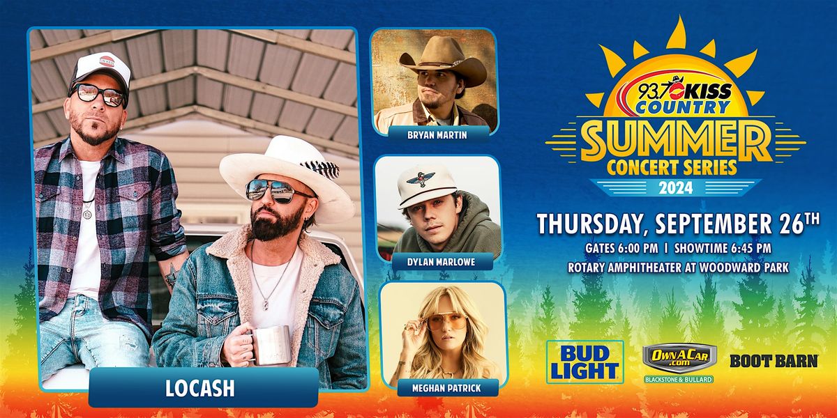 KISS Country Summer Concert Series Show #5 featuring LOCASH, Rotary ...