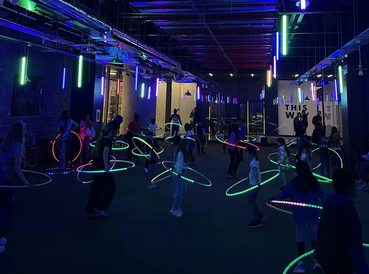 Led Happy Hula Hooping Power Of Place Boiler Hour North Battersea Power Station London 2