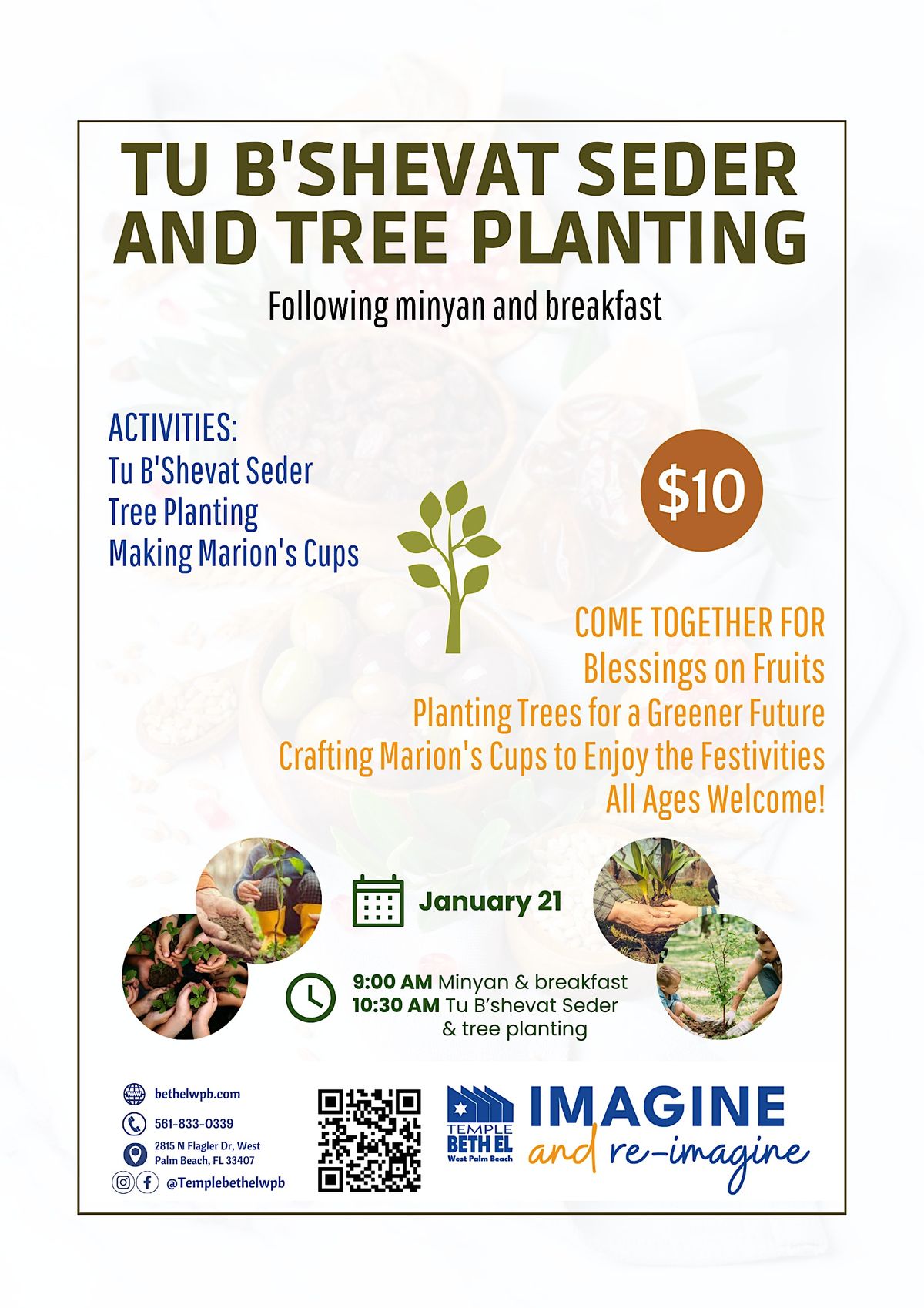 Tu Bshevat Seder & Tree Planting, Temple Beth El, West Palm Beach, 21 ...