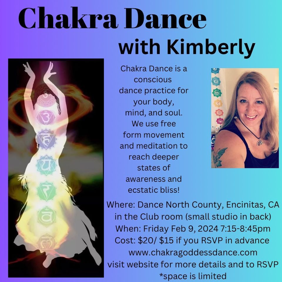 Chakra Dance, Dance North County, Encinitas, 9 February 2024 | AllEvents