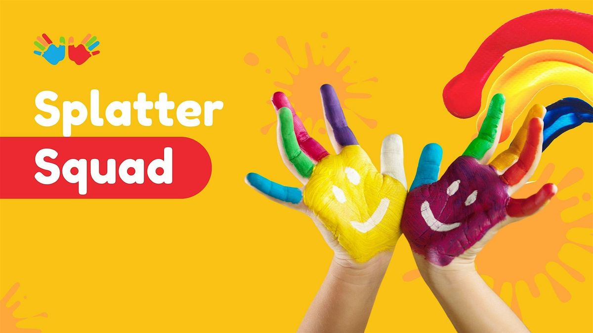 Splatter Squad Art Class Ages 5-12-Abstract Art Pouring, Alley Kat's ...