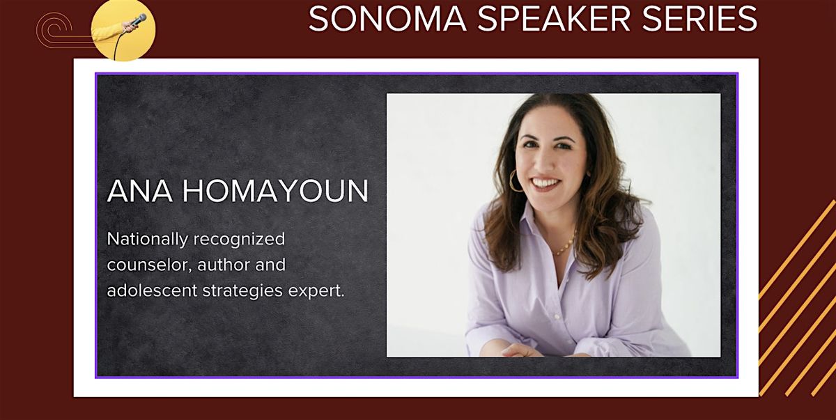 Sonoma Speaker Series: In Conversation with ANA HOMAYOUN, Hanna Center ...