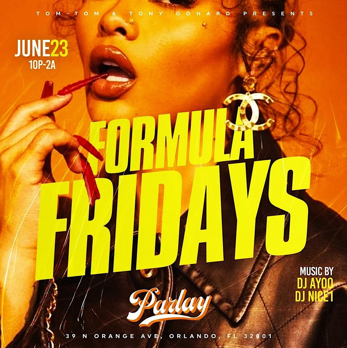 Friday Nights at Parlay “Formula Fridays”, 39 N Orange Ave, Orlando, 28 ...
