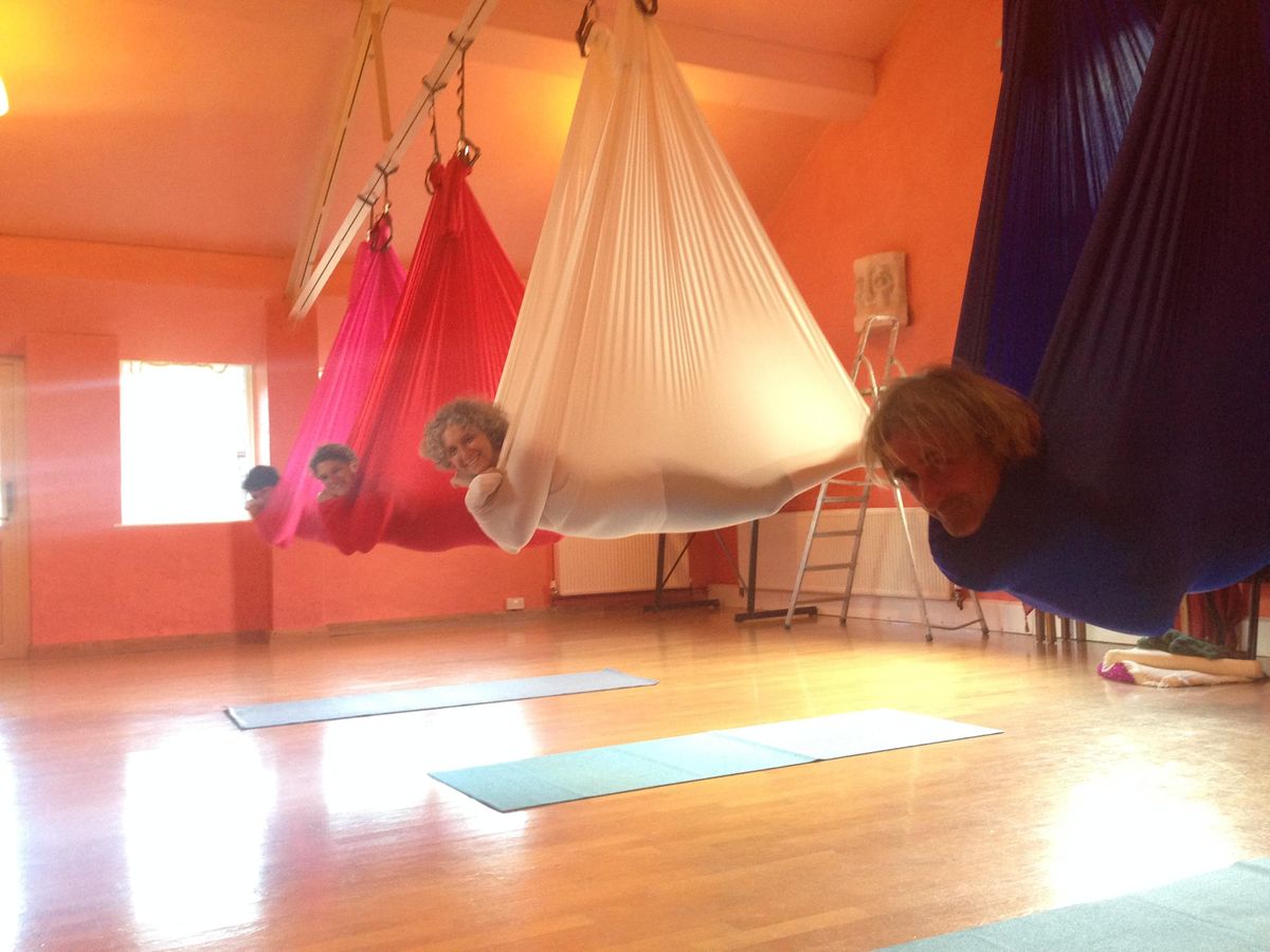 Winter Solstice Aerial Yoga Fun, Peredur Center For The Arts, East ...