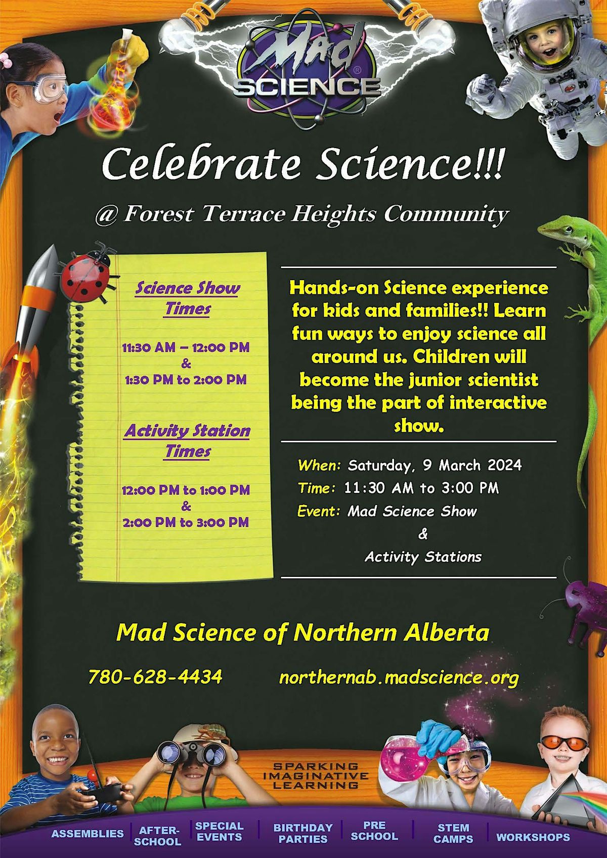 Science Show with Mad Science, 10150 80 St NW, Edmonton, 9 March 2024 ...