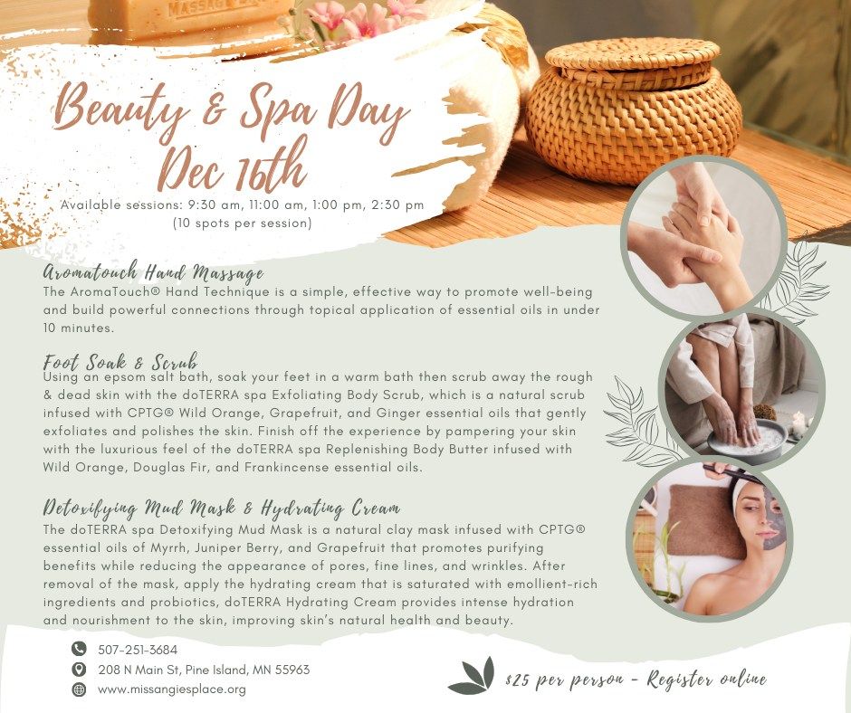 Beauty & Spa Day, Miss Angie's Place, Pine Island, December 16 2023 ...