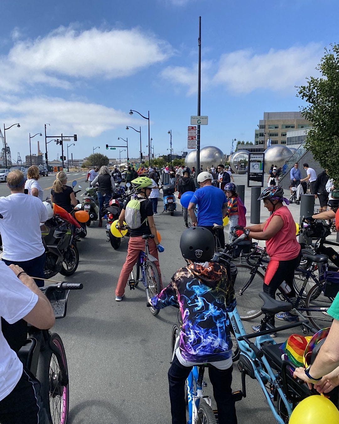Fourth Annual D10 Pride Ride, Crane Cove Park, San Francisco, 28 ...