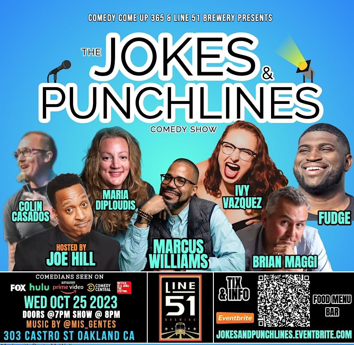 The Jokes and Punchlines Comedy Show, The Terminal at Line 51 Brewing ...