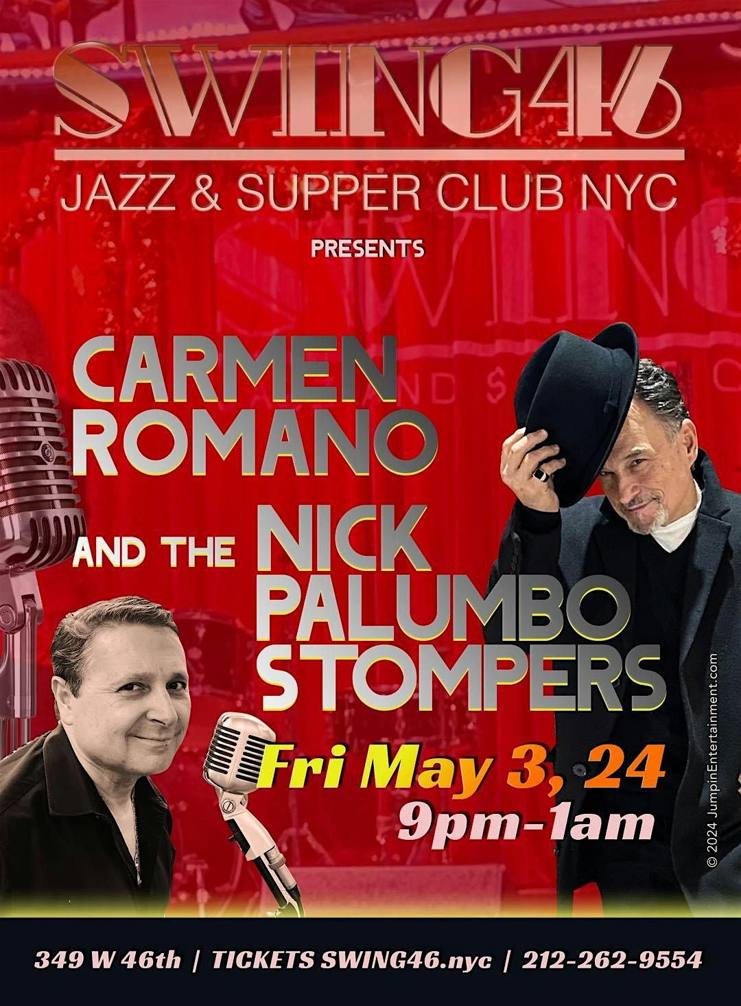 FRI | Carmen Romano & The Nick Palumbo Stompers, Swing 46, New York, 24 ...