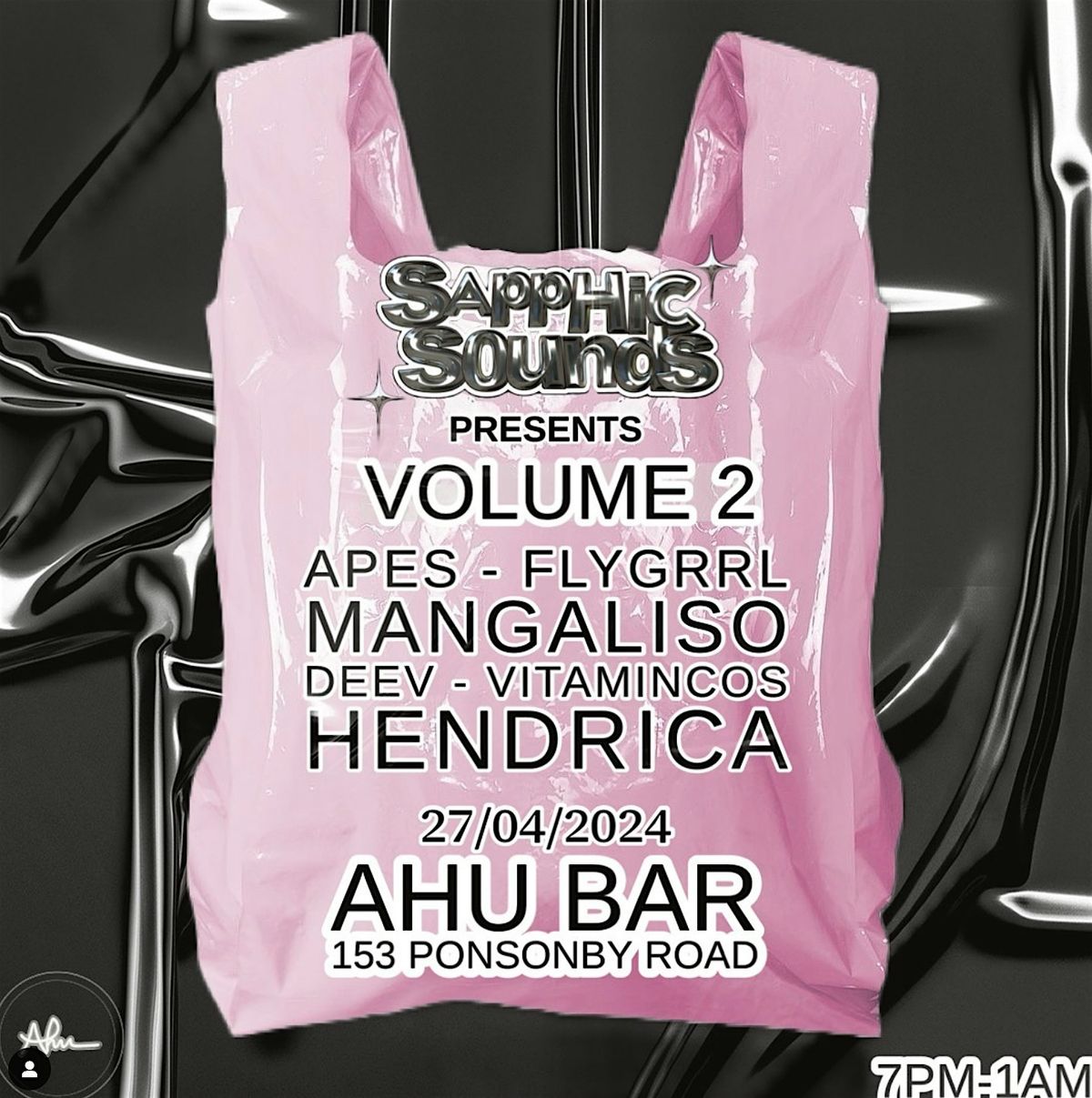 Sapphic Sounds: Volume 2, Ahu Lounge Bar, Auckland, 27 April 2024 | AllEvents.in