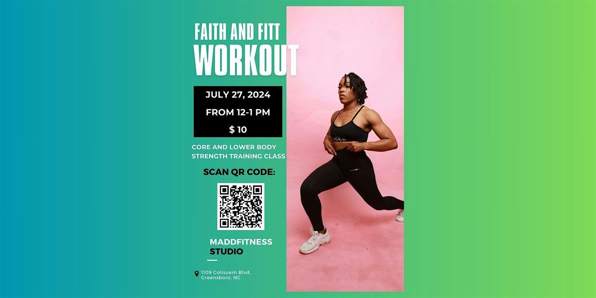 Faith and FITT: Core and Lower Body Strength Training, 1109 Coliseum ...
