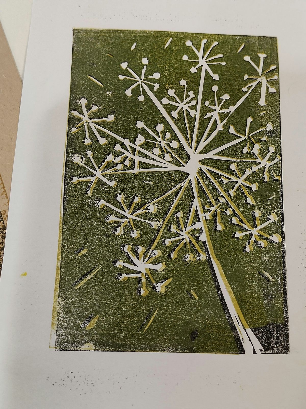 Art 4 All @ Foxmoor- lino printing, Foxmoor Primary School, Cashes ...