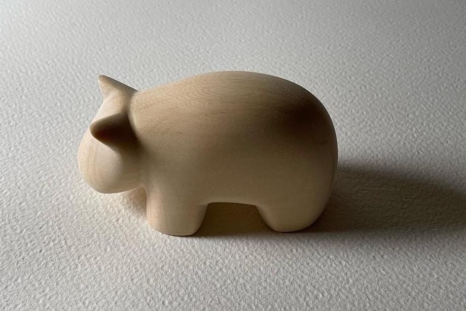 Carving a Huon Pine wombat: workshop with Carol Russell, Queen Victoria ...